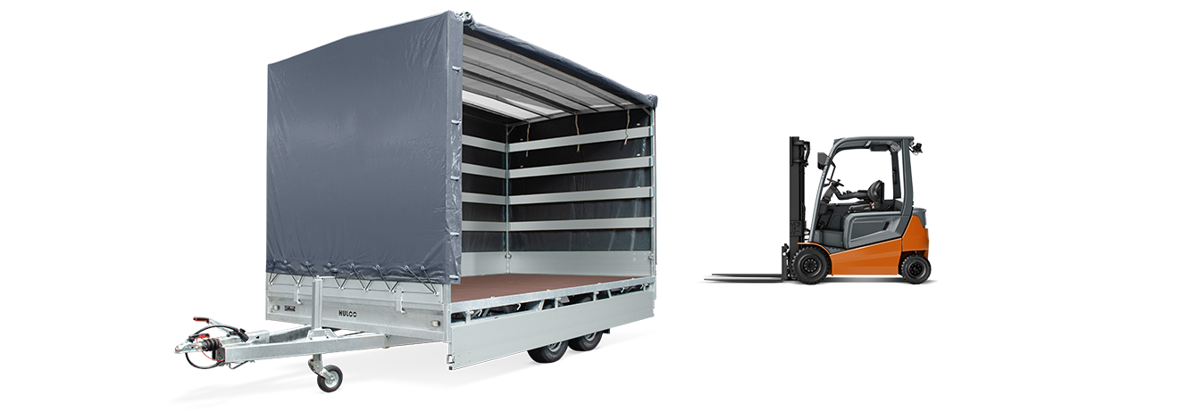 Medax - tandem flatbed trailers - Hulco